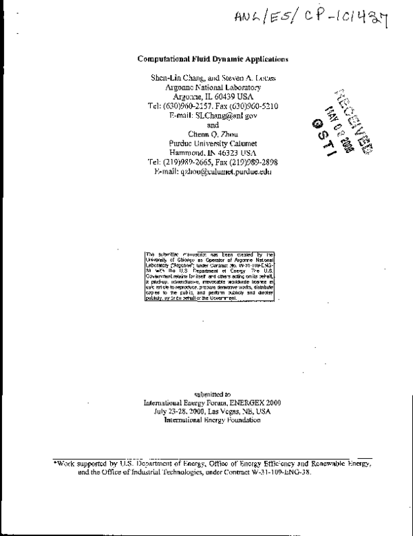 (PDF) Computational fluid dynamic applications