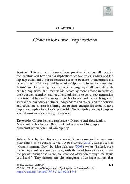 (PDF) Conclusions and Implications