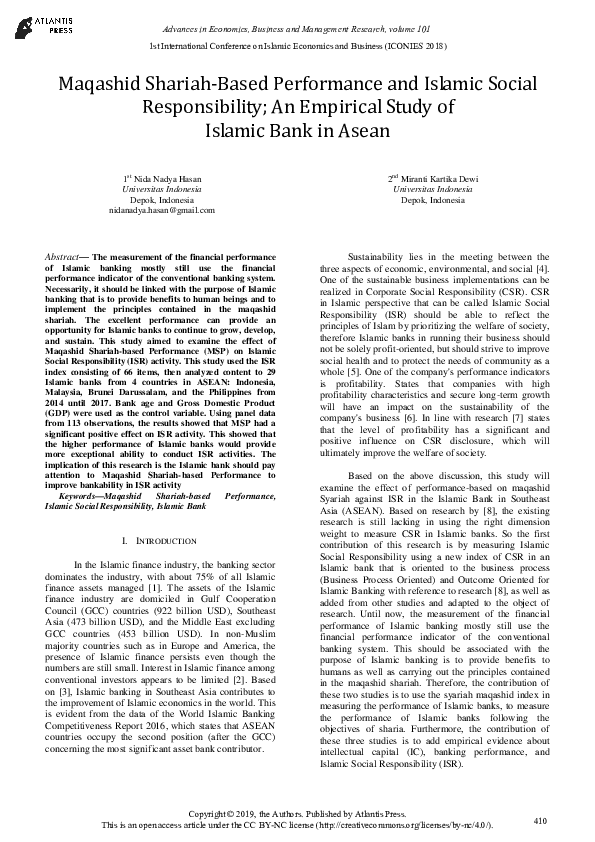 (PDF) Maqashid Shariah-Based Performance and Islamic Social ...
