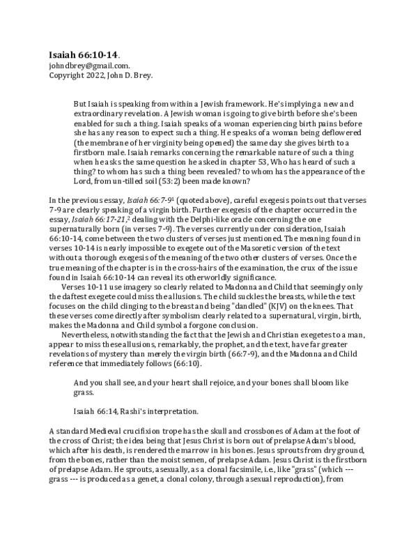 (PDF) Isaiah 66:10-14.