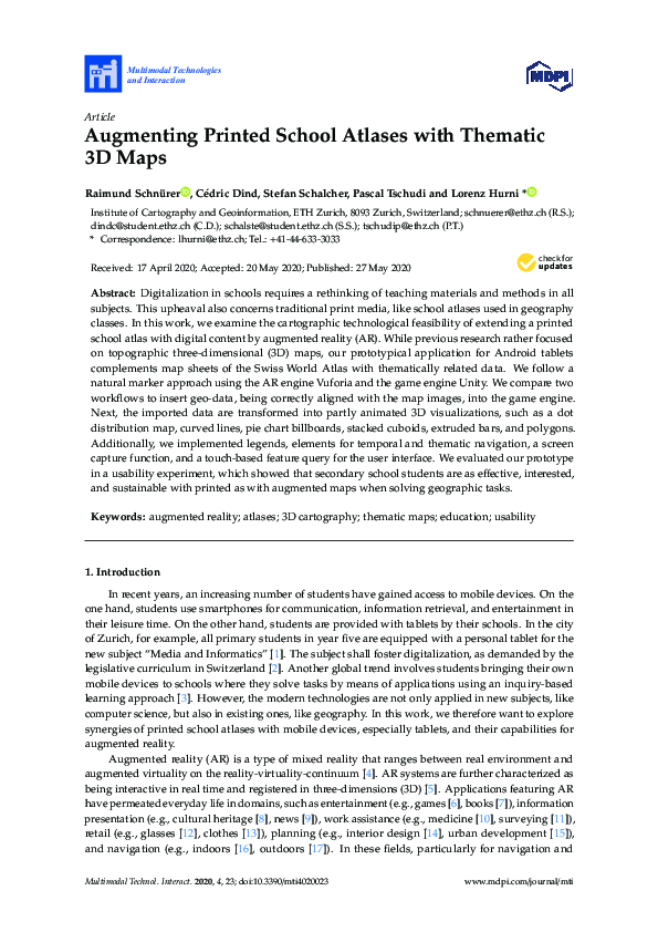 (PDF) Augmenting Printed School Atlases with Thematic 3D Maps