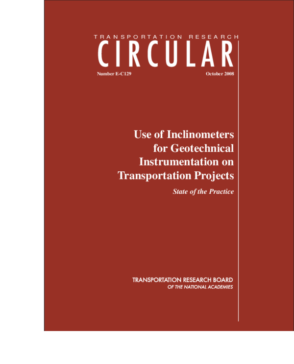 (PDF) Use of Inclinometers for Geotechnical Instrumentation on ...