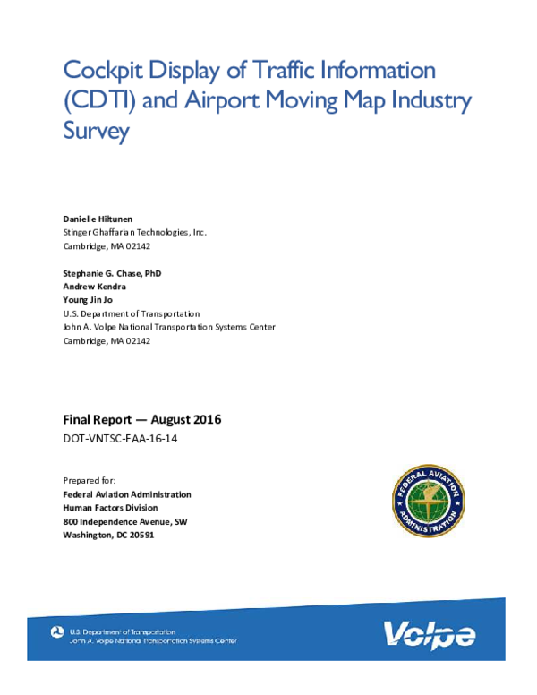 (PDF) Cockpit display of traffic information (CDTI) and airport moving ...