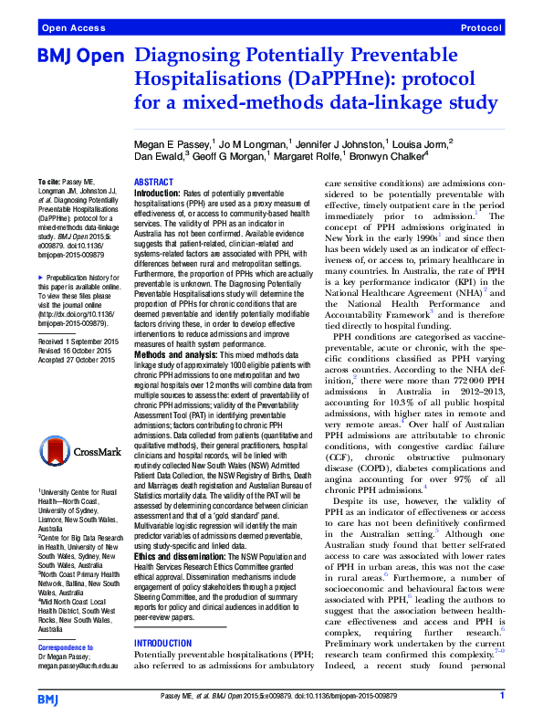 (PDF) Diagnosing Potentially Preventable Hospitalisations (DaPPHne ...