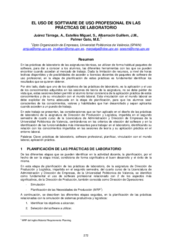 (PDF) El uso de software de uso profesional en las prácticas de laboratorio