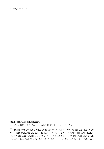 (PDF) Rick Altman: Film/Genre