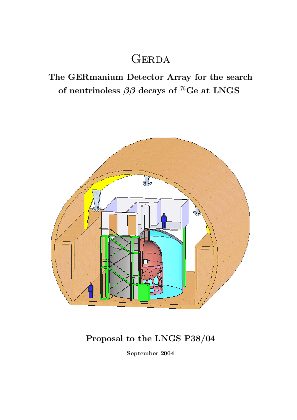 (PDF) The GERmanium Detector Array for the search of neutrinoless ...