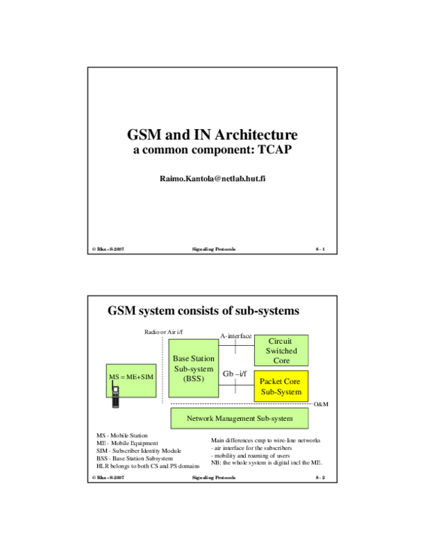 (PDF) TCAP PROTOCOLS