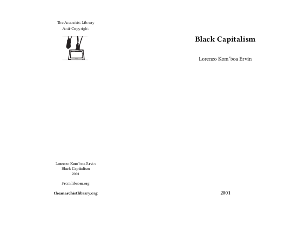 (PDF) Black capitalism