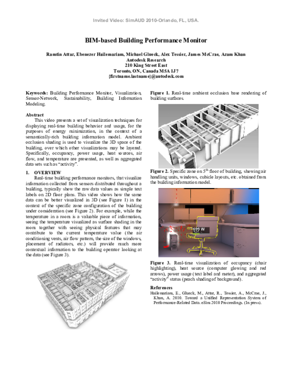 (PDF) BIM-based Building Performance Monitor