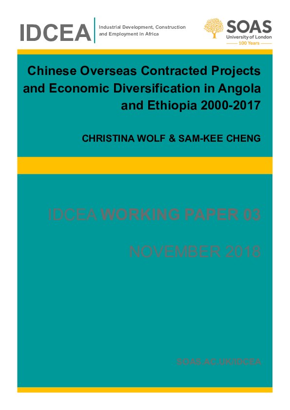 (PDF) Chinese overseas contracted projects and economic diversification ...