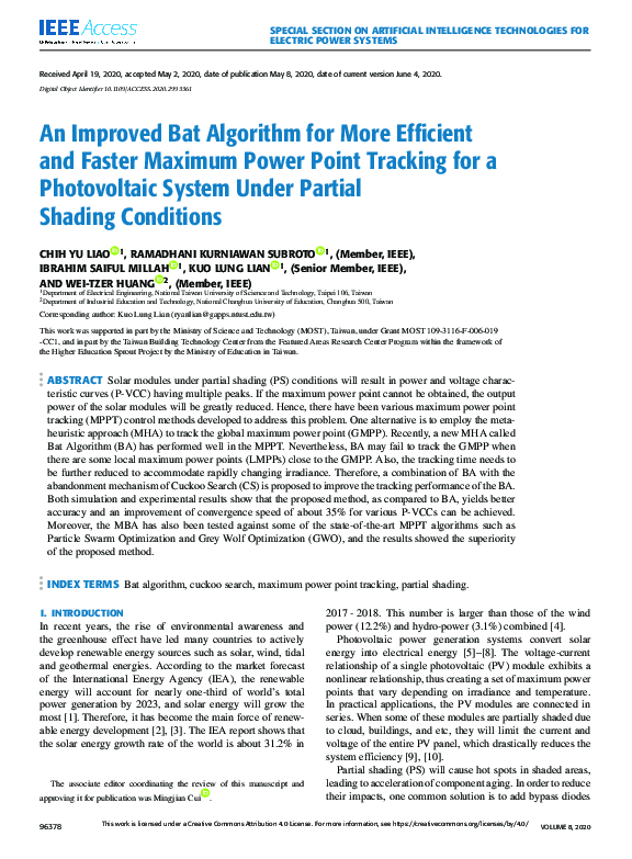 (PDF) An Improved Bat Algorithm for More Efficient and Faster Maximum ...