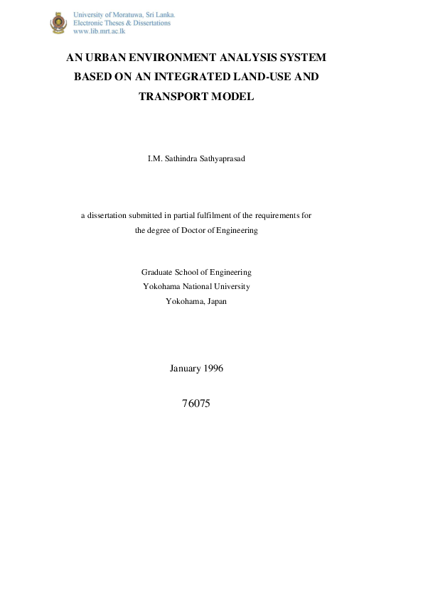(PDF) An urban environment analysis system based on integrated land-use ...
