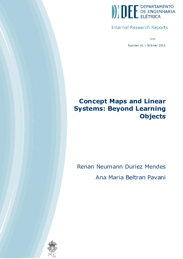 (PDF) Concept Maps and Linear Systems: Beyond Learning Objects Concept ...