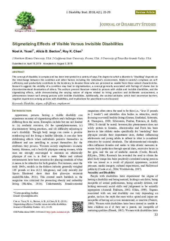 PDF Stigmatizing Effects Of Visible Versus Invisible Disabilities Noel Ysasi Academia edu pdf-stigmatizing-effects-of-visible-versus-invisible-disabilities-noel-ysasi-academia-edu