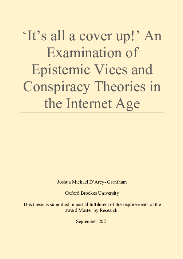 (DOC) Joshua Michael D'Arcy- Grantham Final Thesis