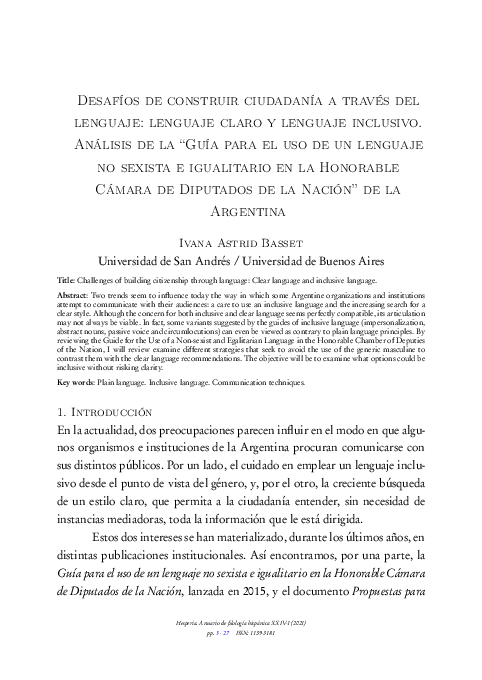 (PDF) Desafíos de construir ciudadanía a través del lenguaje: Lenaguaje ...