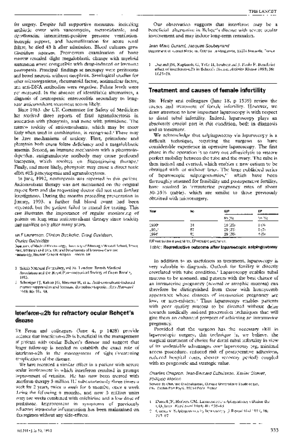 (PDF) Treatment and causes of female infertility
