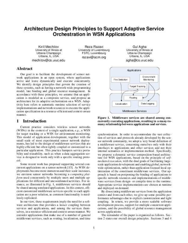 (PDF) Architecture design principles to support adaptive service ...