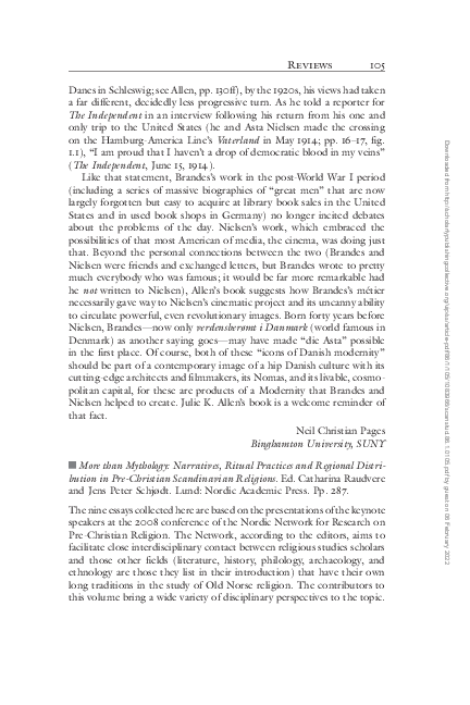 (PDF) More than Mythology: Narratives, Ritual Practices and Regional ...