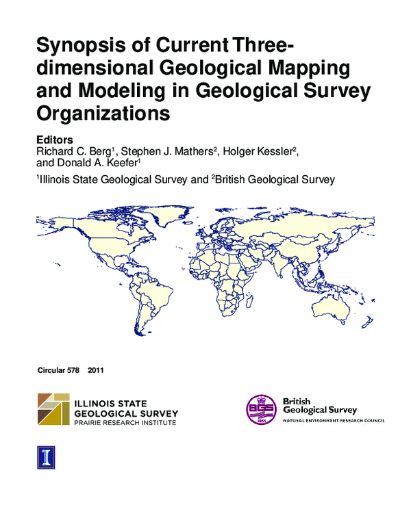 (PDF) Synopsis of current three-dimensional geological mapping and modeling in geological survey ...