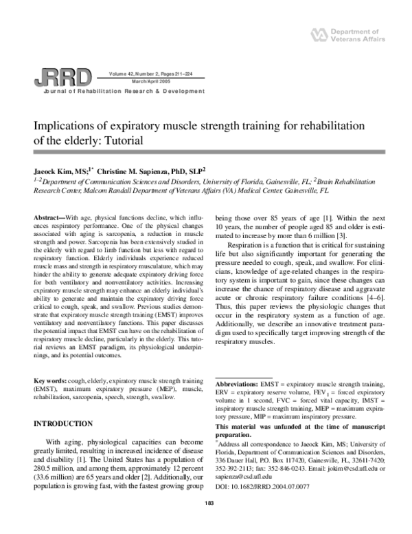 (PDF) Implications of expiratory muscle strength training for ...