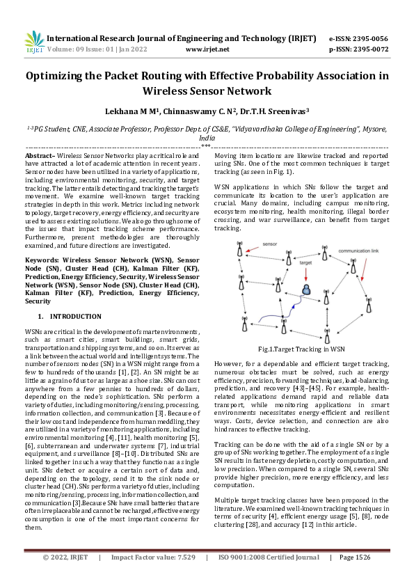 (PDF) Optimizing the Packet Routing with Effective Probability ...
