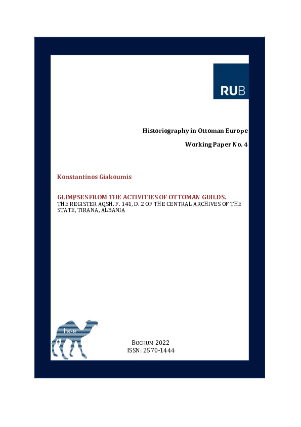 (PDF) Giakoumis, Konstantinos. 2022. “Glimpses from the Activities of ...