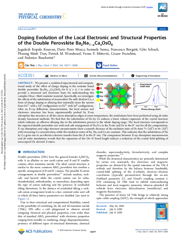(PDF) Doping Evolution of the Local Electronic and Structural ...