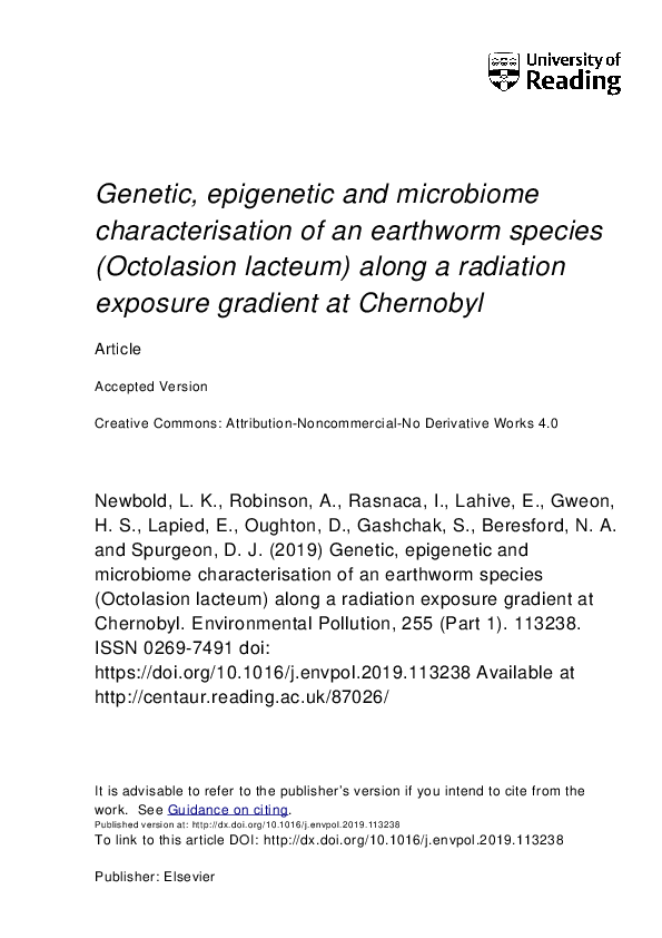 (PDF) Genetic, epigenetic and microbiome characterisation of an ...