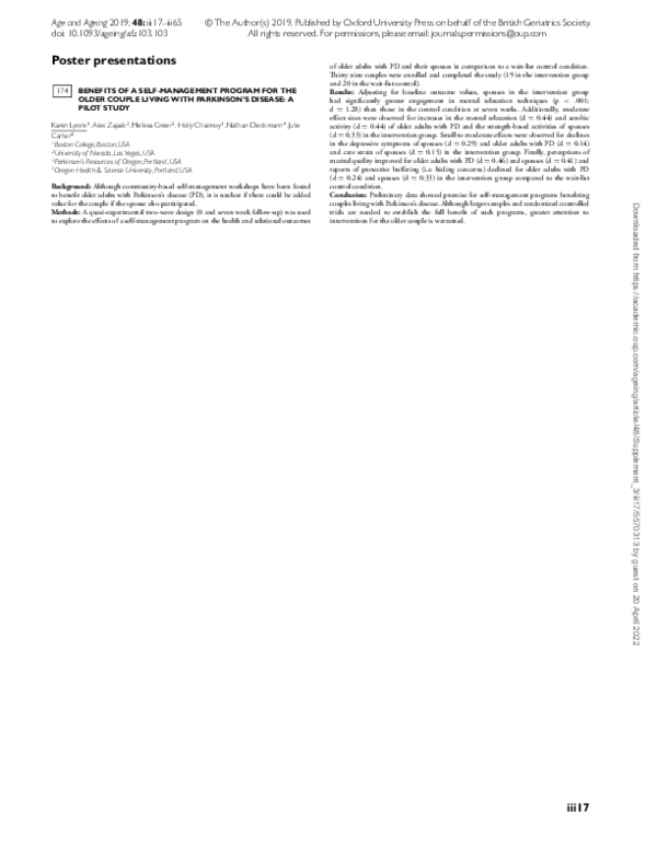 (PDF) 140 The Use of the Variable Indicative of Placement risk (VIP) as ...
