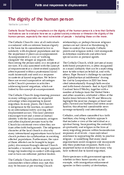 (PDF) The Dignity of the Human Person
