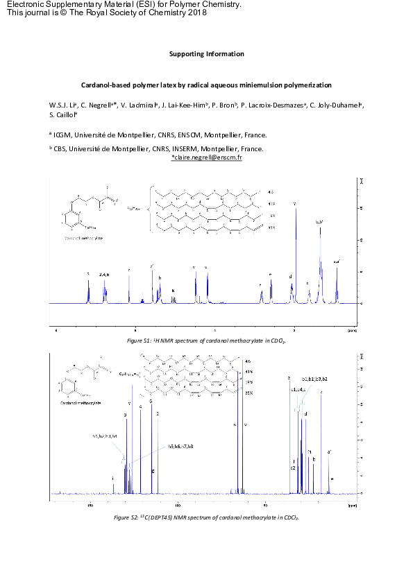(PDF) Cardanol-based polymer latex by radical aqueous miniemulsion ...