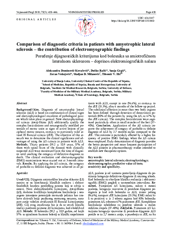 (PDF) Comparison of the diagnostic criteria in patients with ...
