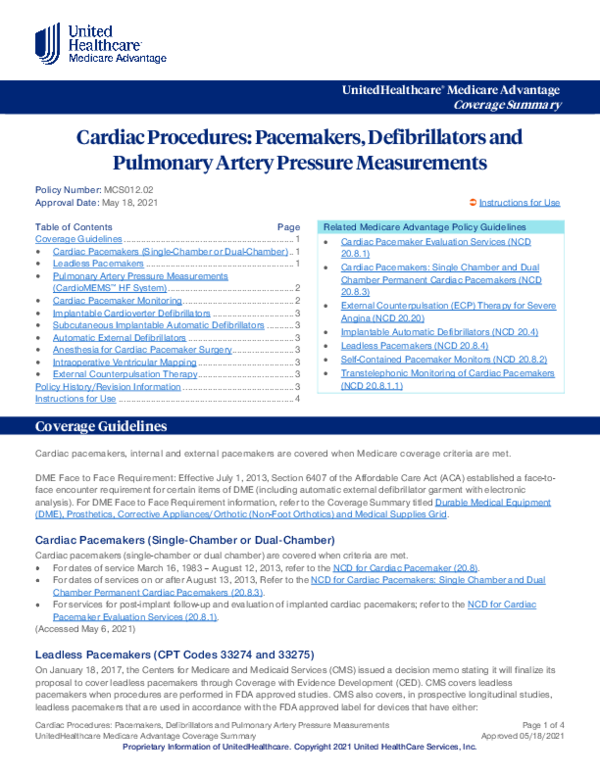 (PDF) Cardiac Pacemakers and Defibrillators