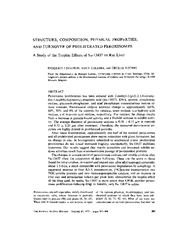 (PDF) Structure, composition, physical properties, and turnover of ...