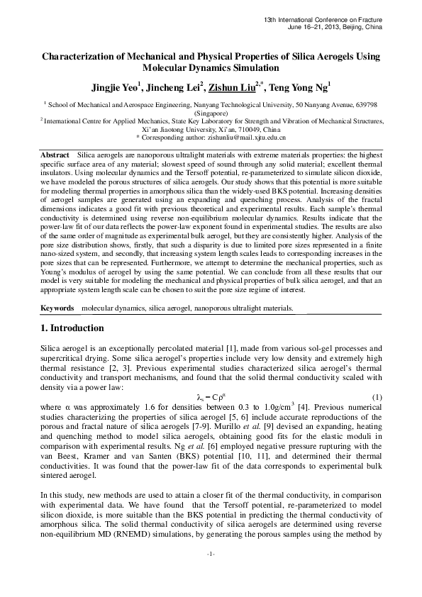 (PDF) Characterization of the mechanical and physical properties of ...