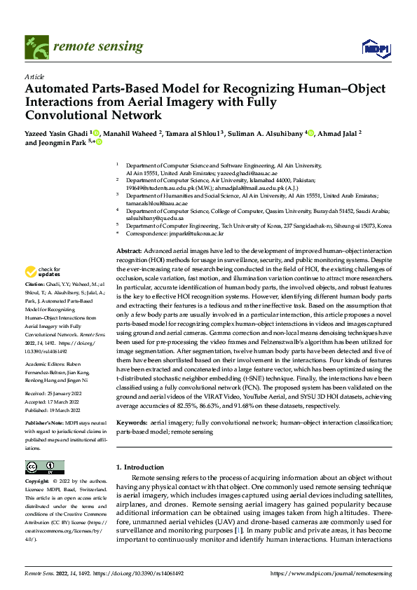 (PDF) Automated Parts-Based Model for Recognizing Human–Object Interactions from Aerial Imagery ...
