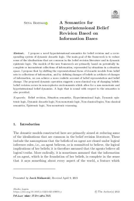 A Semantics for Hyperintensional Belief Revision Based on Information Bases