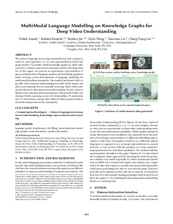 (PDF) MultiModal Language Modelling on Knowledge Graphs for Deep Video Understanding