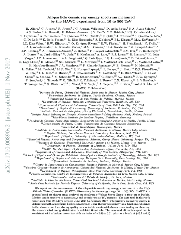 (PDF) All-particle cosmic ray energy spectrum measured with 26 IceTop ...