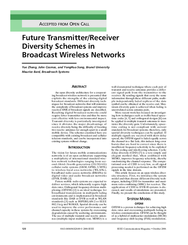 (PDF) Future transmitter/receiver diversity schemes in broadcast ...