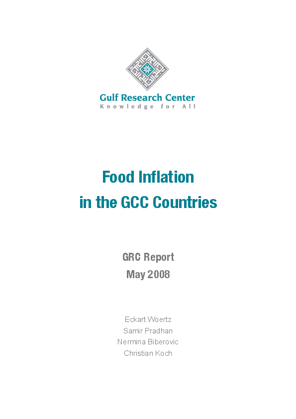 (PDF) Food Inflation in the GCC Countries