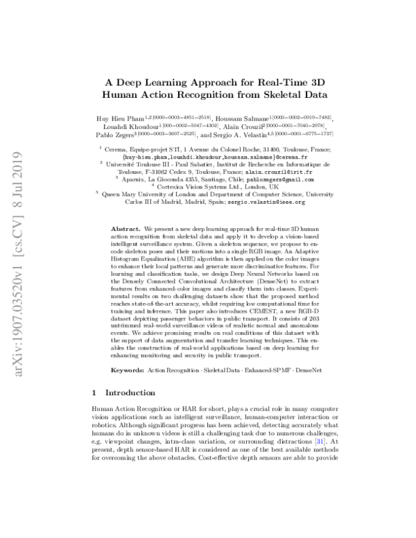 (PDF) A Deep Learning Approach for Real-Time 3D Human Action Recognition from Skeletal Data ...
