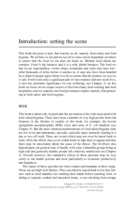 (PDF) Introduction: setting the scene
