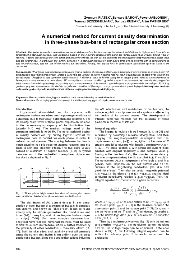 (PDF) A numerical method for current density determination in three ...