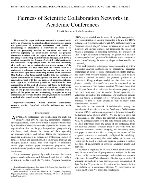 (PDF) Draft Version Being Revised for Conference Submission – Please Do ...
