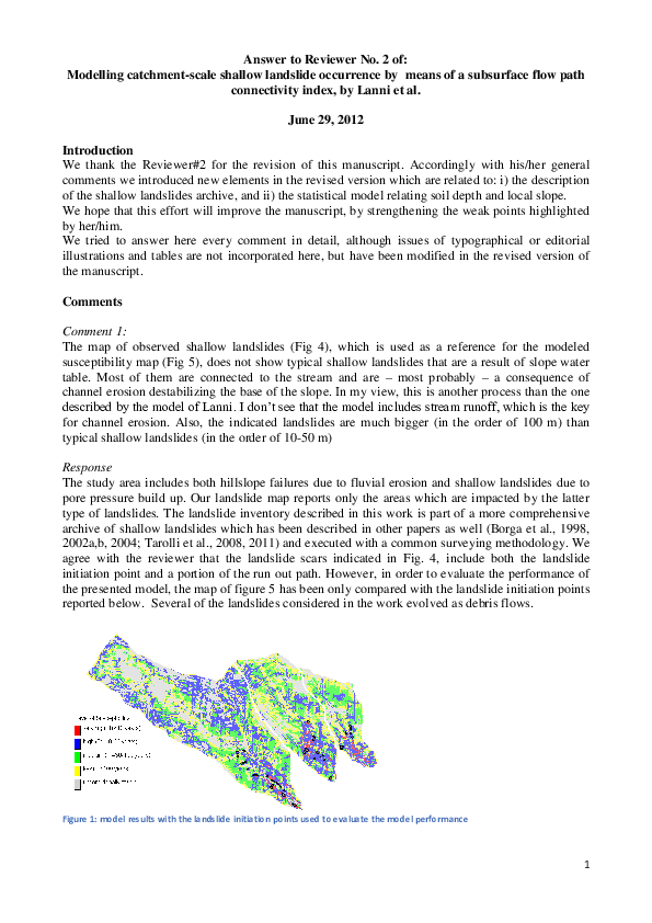 (PDF) Modelling catchment-scale shallow landslide occurrence and ...