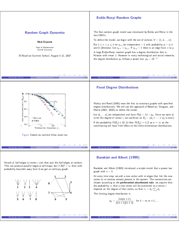 (PDF) Random Graph Dynamics