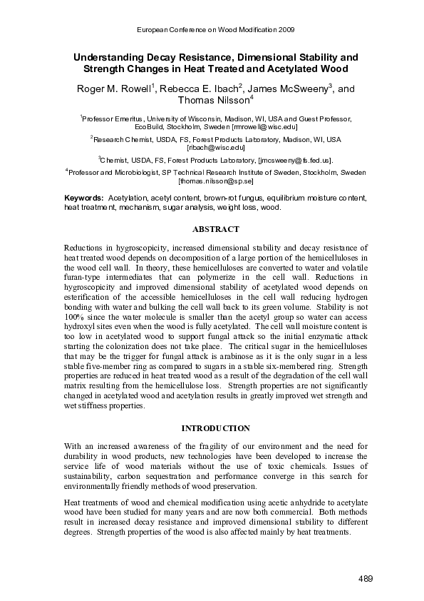 (PDF) European Conference on Wood Modification 2009 Understanding Decay ...
